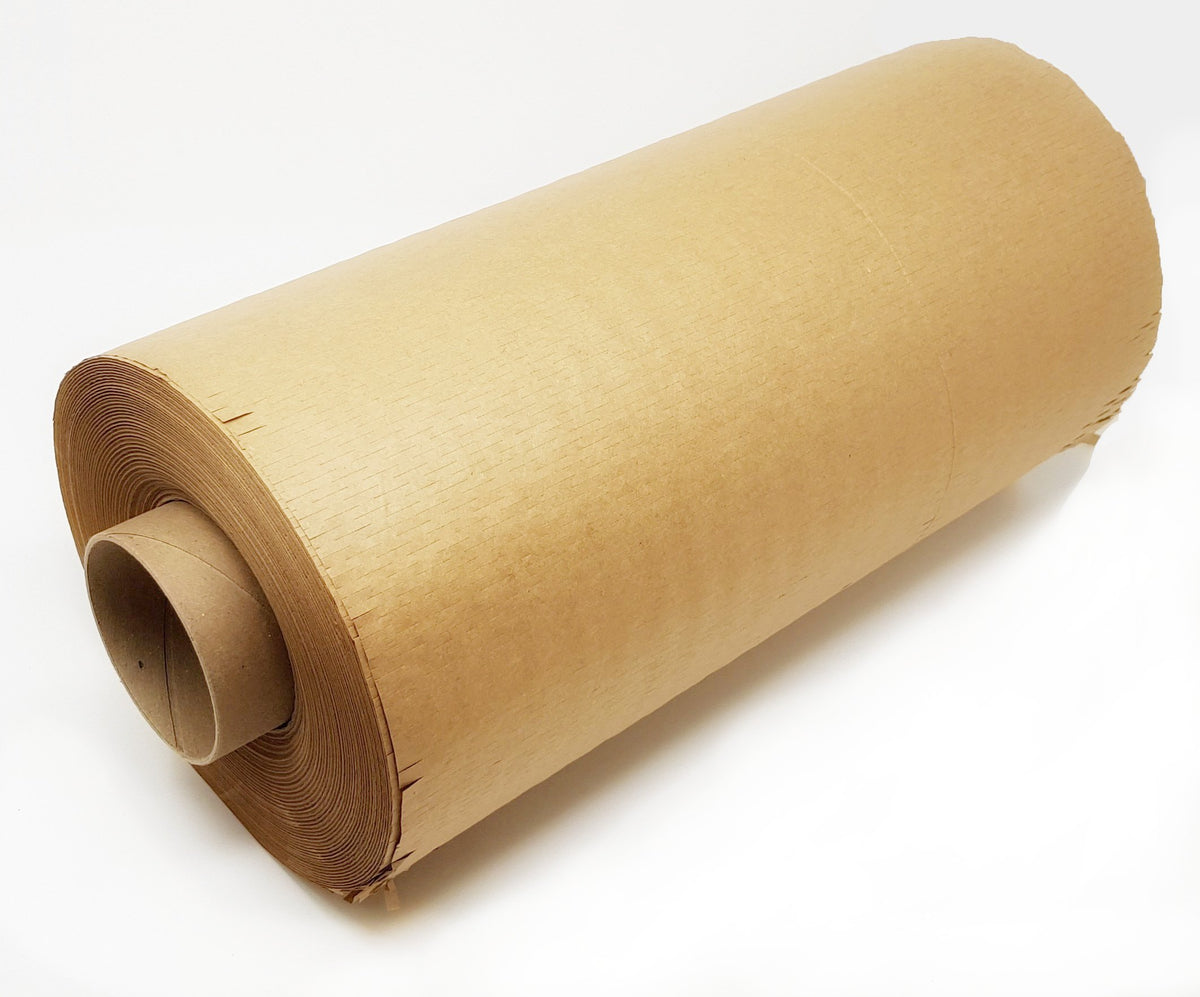 Kraft Paper Bubble Wrap Starter Kit - HexcelWrap including Dispenser ...